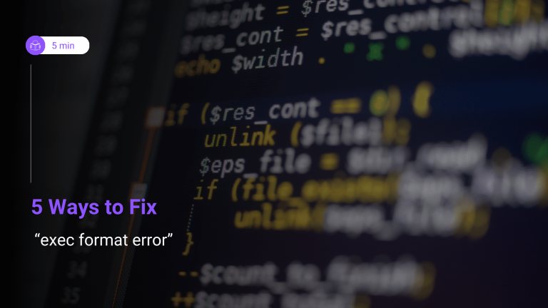 5 Ways To Fix “exec format error” - Perimattic